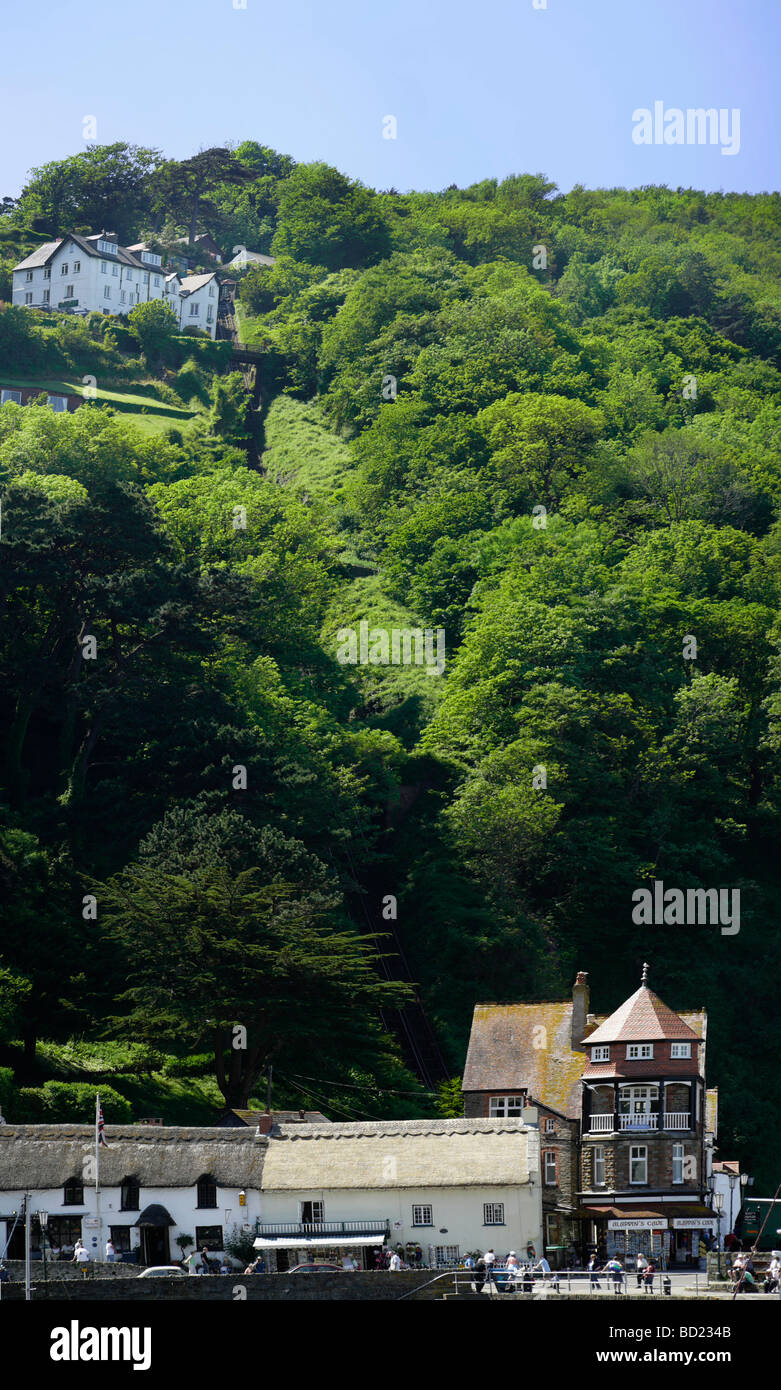 Lynton and lynmouth villages hi-res stock photography and images - Alamy