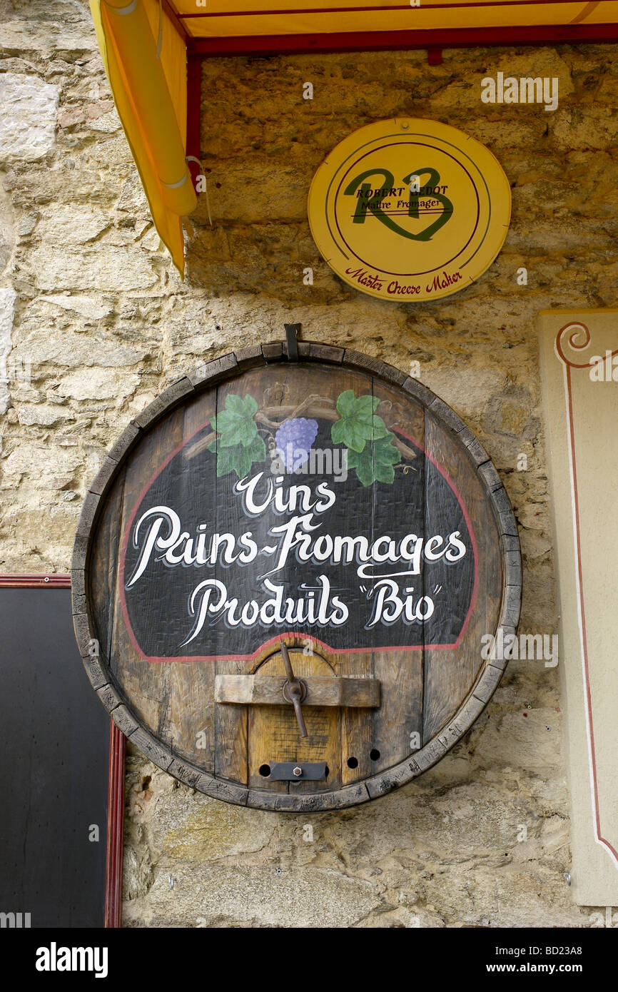 Village shop sign, Provence, South of France Stock Photo - Alamy