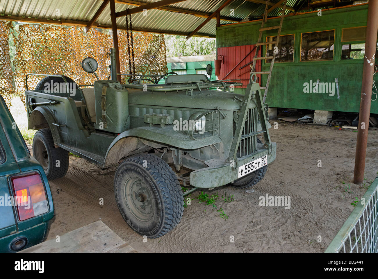 Russian army jeep Stock Photo - Alamy
