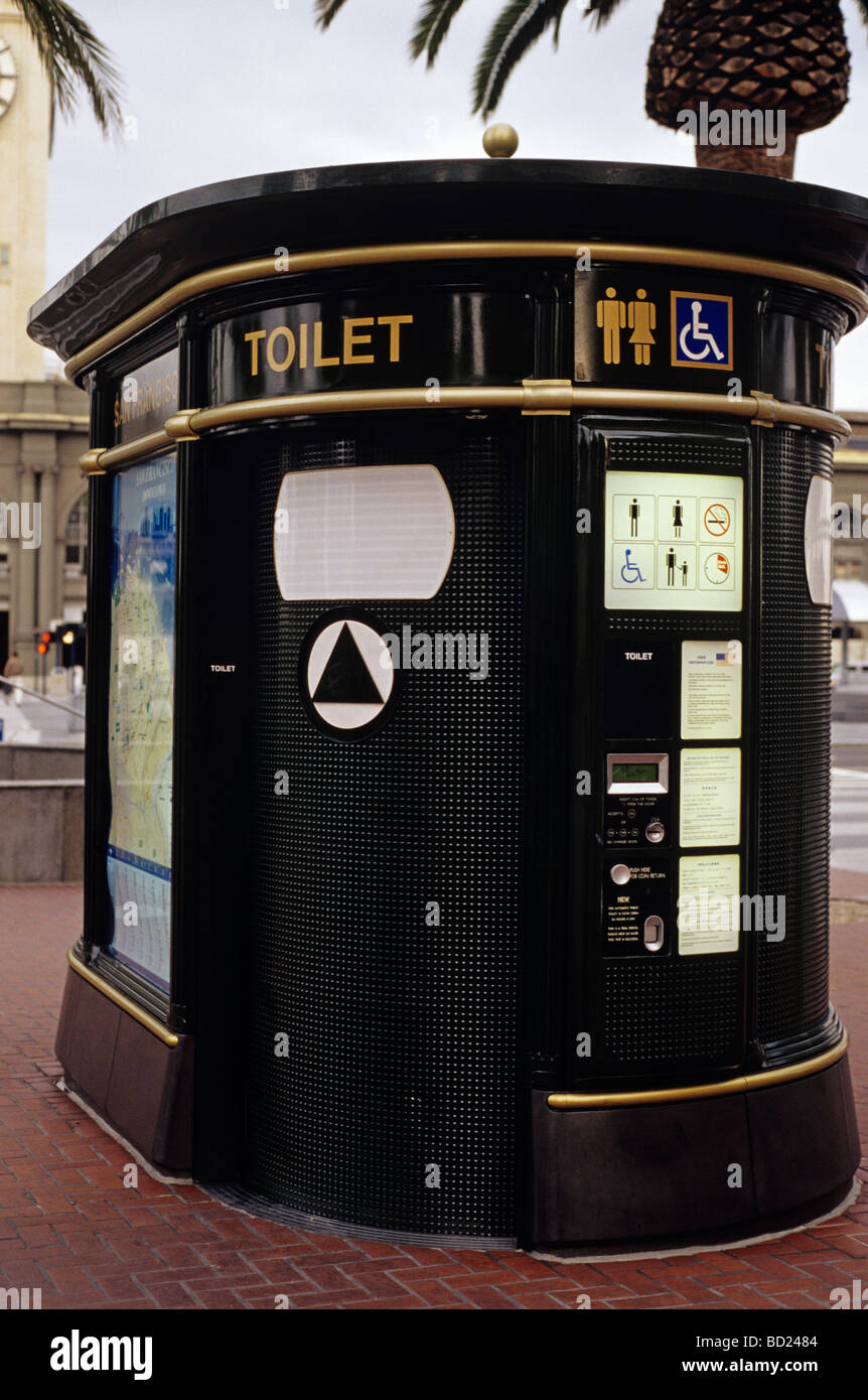 Pay toilet downtown San Francisco California USA Stock Photo - Alamy