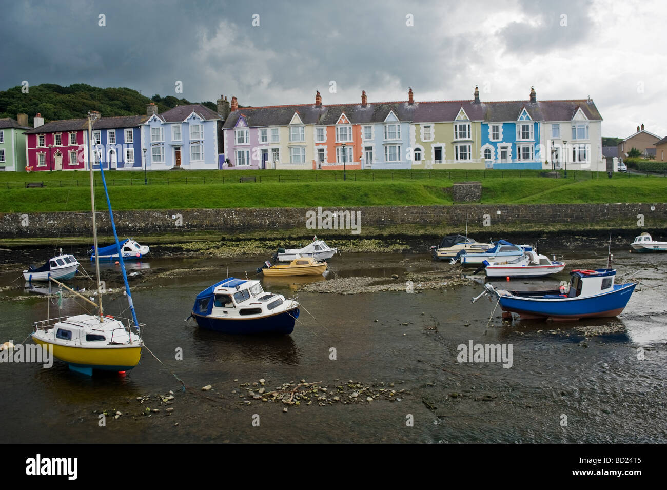Aberaeron Harbour, west Wales Stock Photo - Alamy