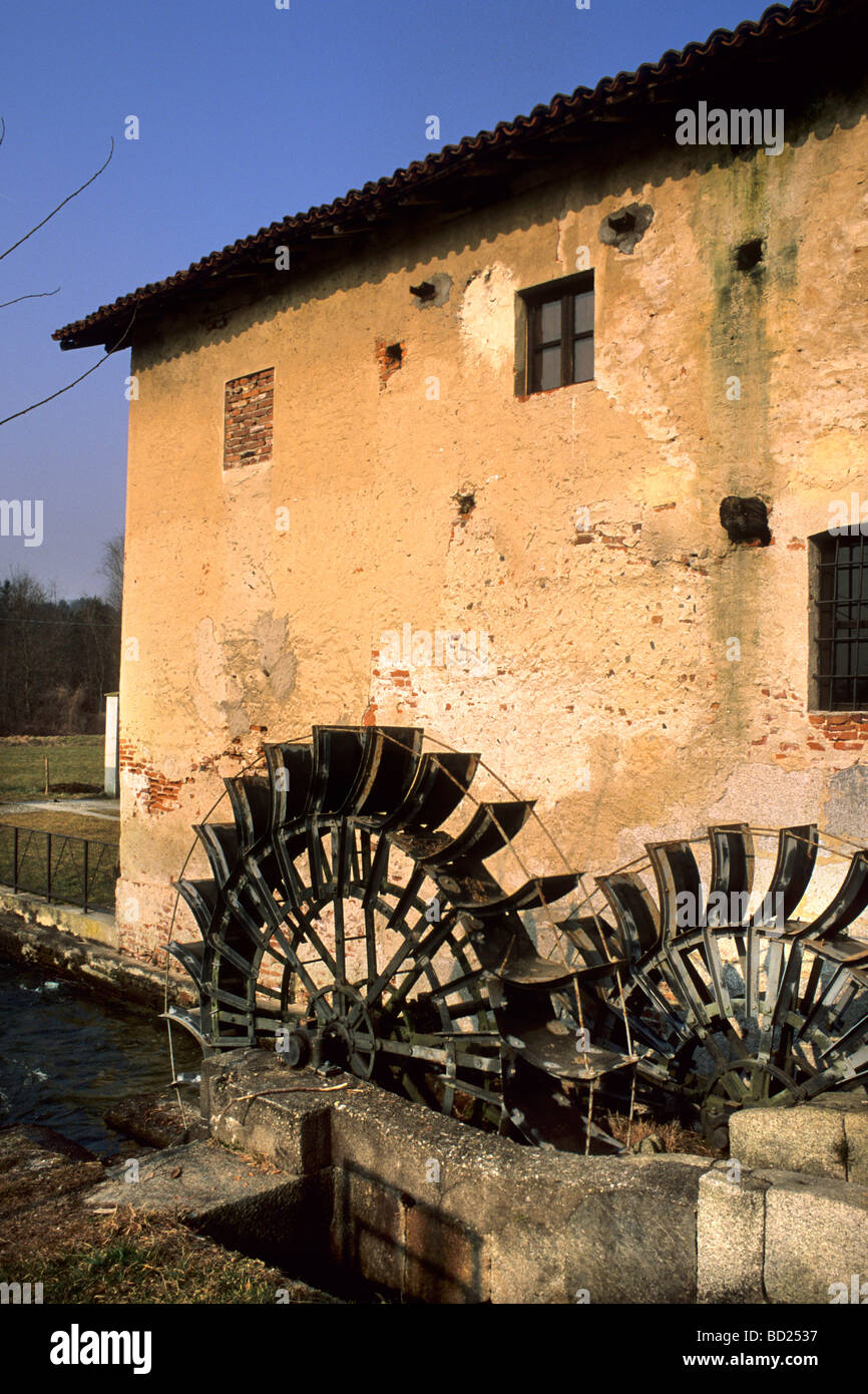 piedmont ticino regional park old mill Stock Photo - Alamy