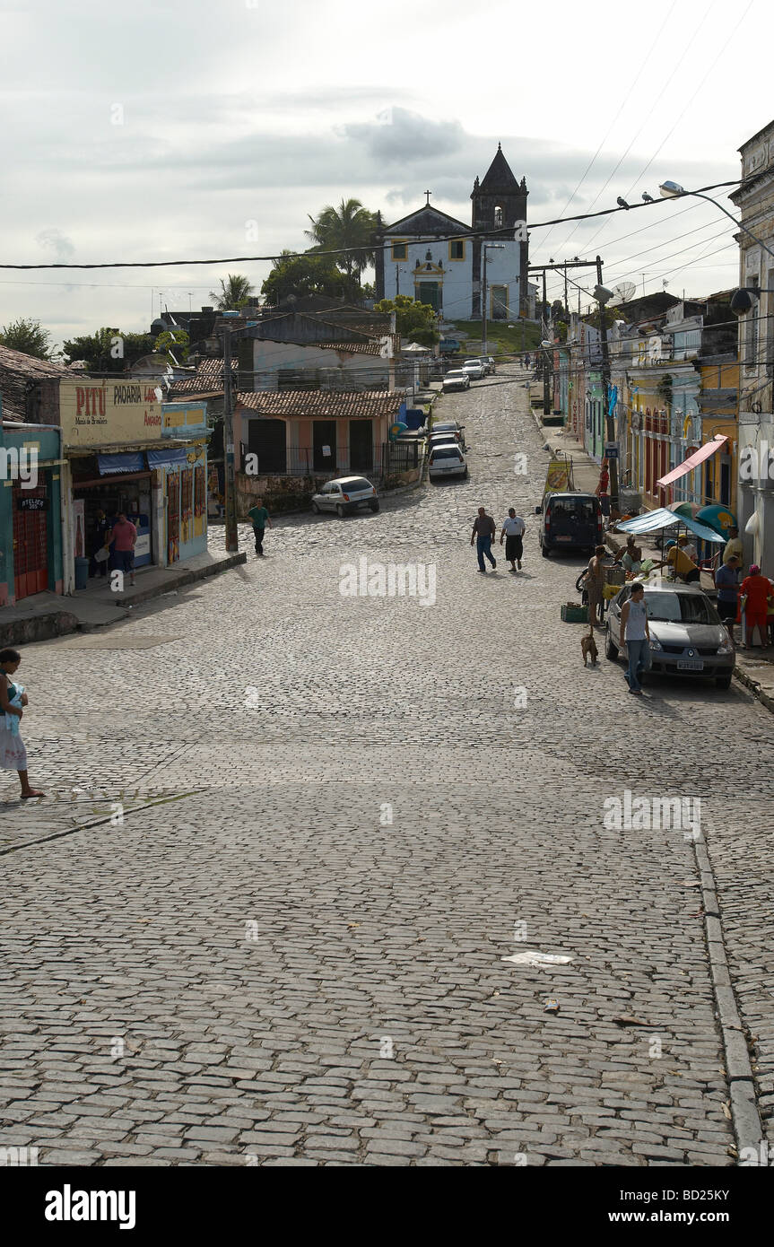 Street scene in Olinda Recife Brazil Stock Photo - Alamy