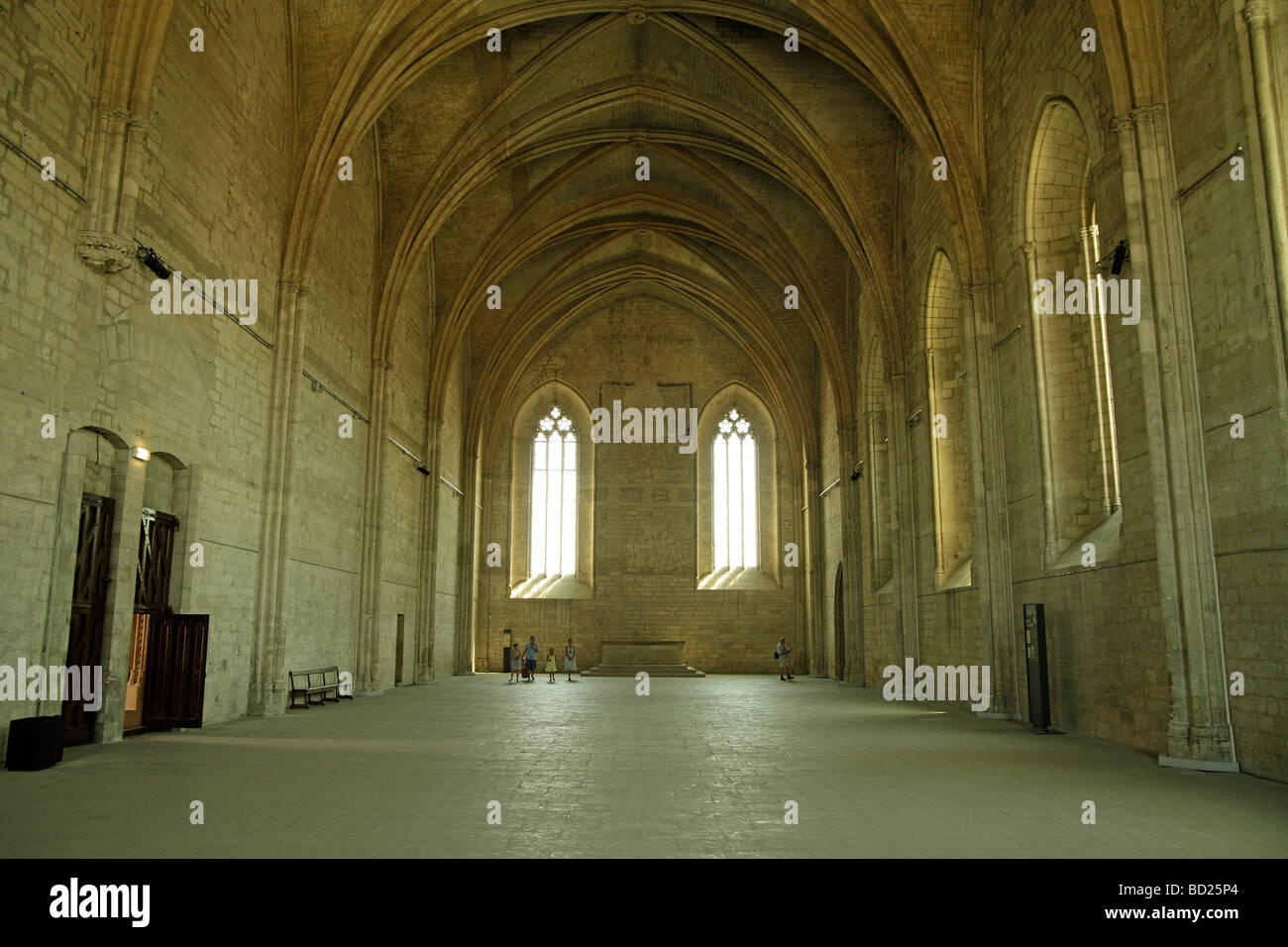 Audience hall in the palais des papes hi-res stock photography and ...
