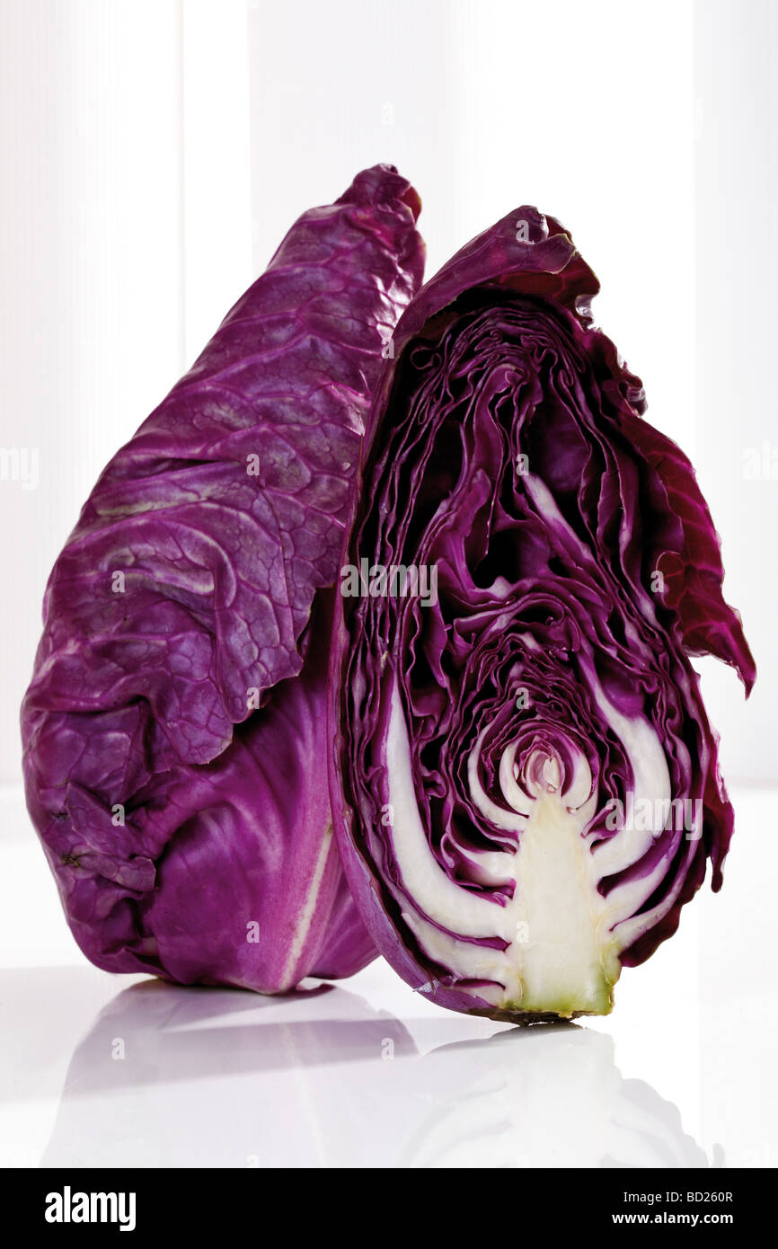 Red pointed cabbage Stock Photo - Alamy
