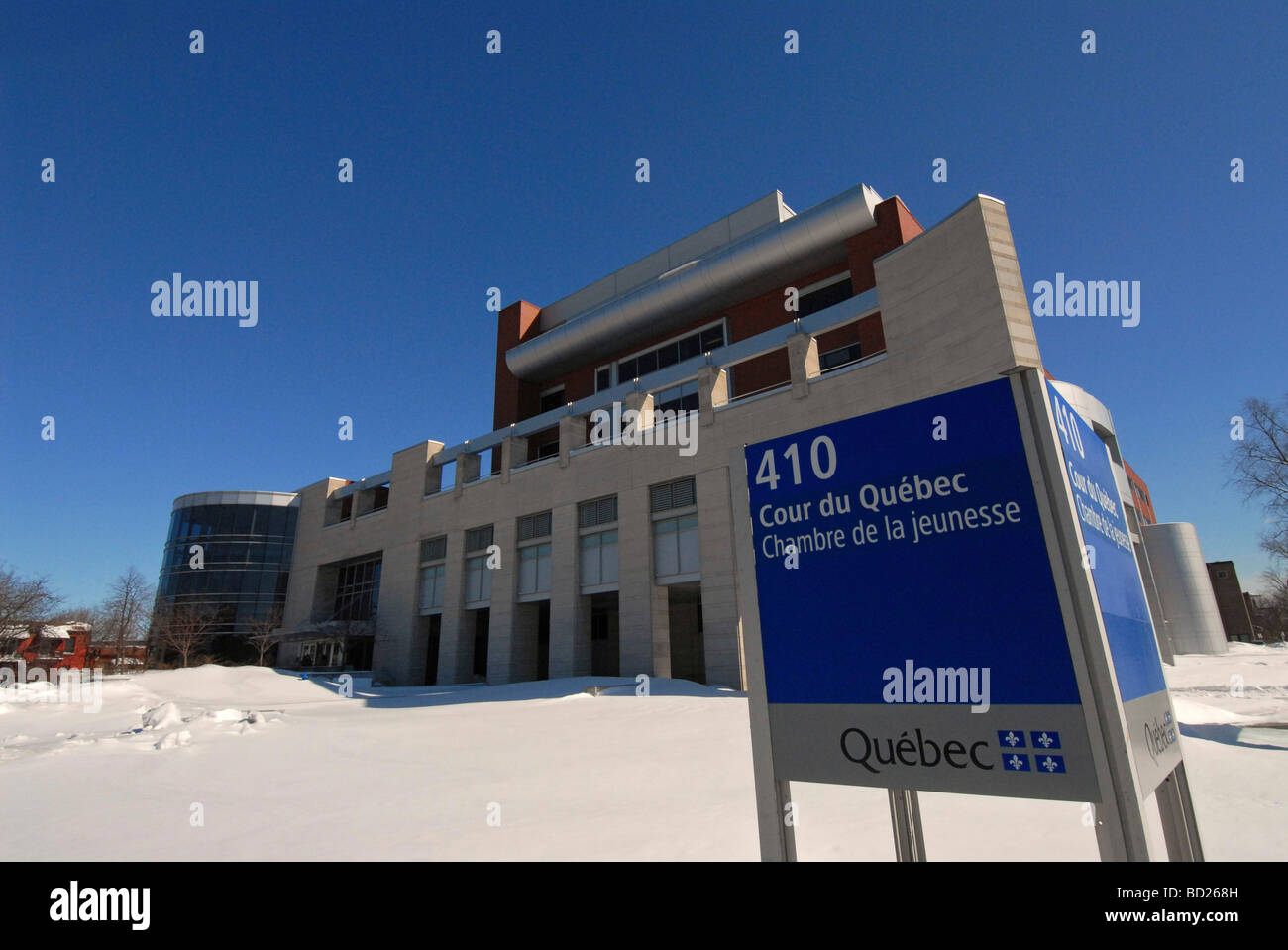 Justice provincial court for youth Montreal Canada Quebec Stock Photo ...