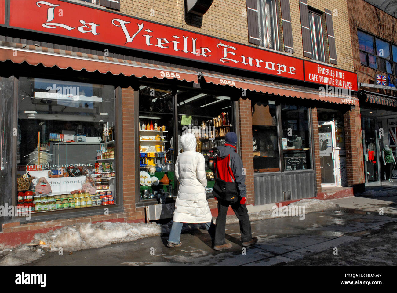 Boulevard Saint Laurent Montreal Canada Quebec Stock Photo - Alamy