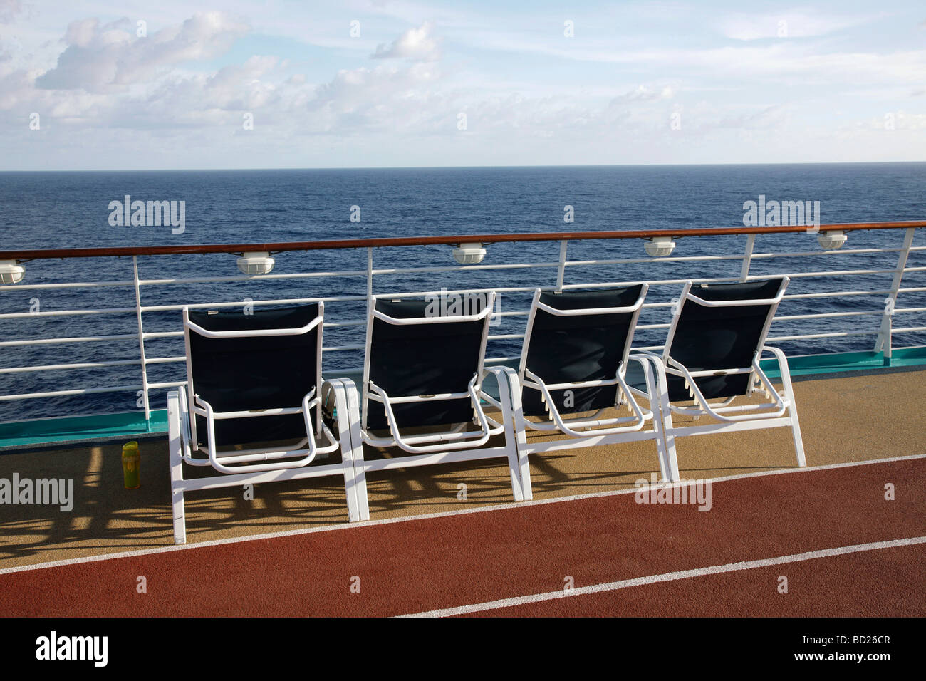 Chairs on the cruise ship Stock Photo - Alamy