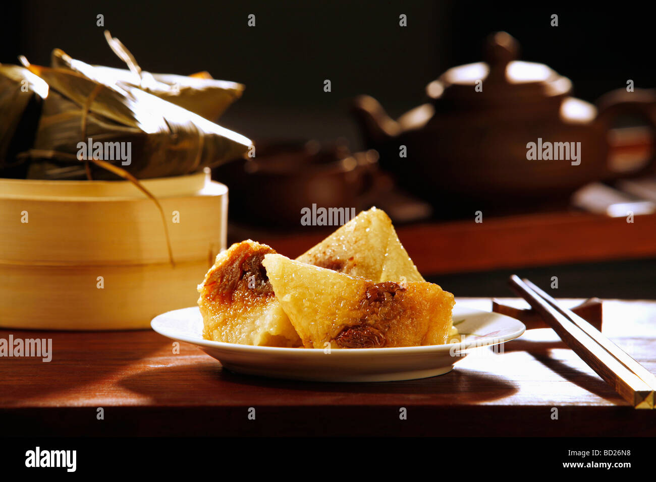 Chinese traditional food,zongzi Stock Photo - Alamy