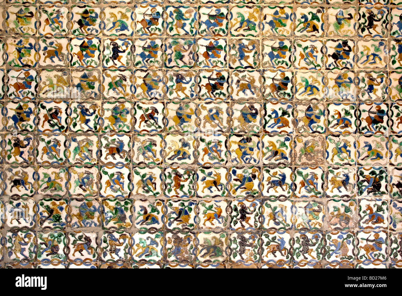 Tiles garden seville spain hi-res stock photography and images - Alamy