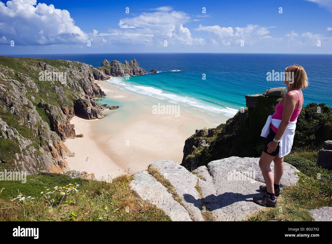 Logan rock cornwall hi-res stock photography and images - Alamy