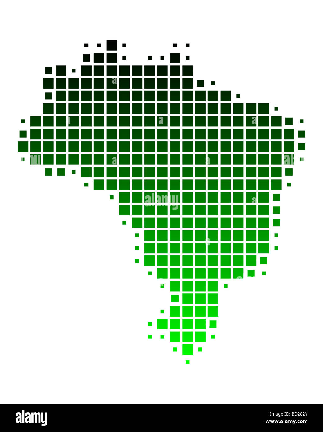 Map of Brazil Stock Photo - Alamy