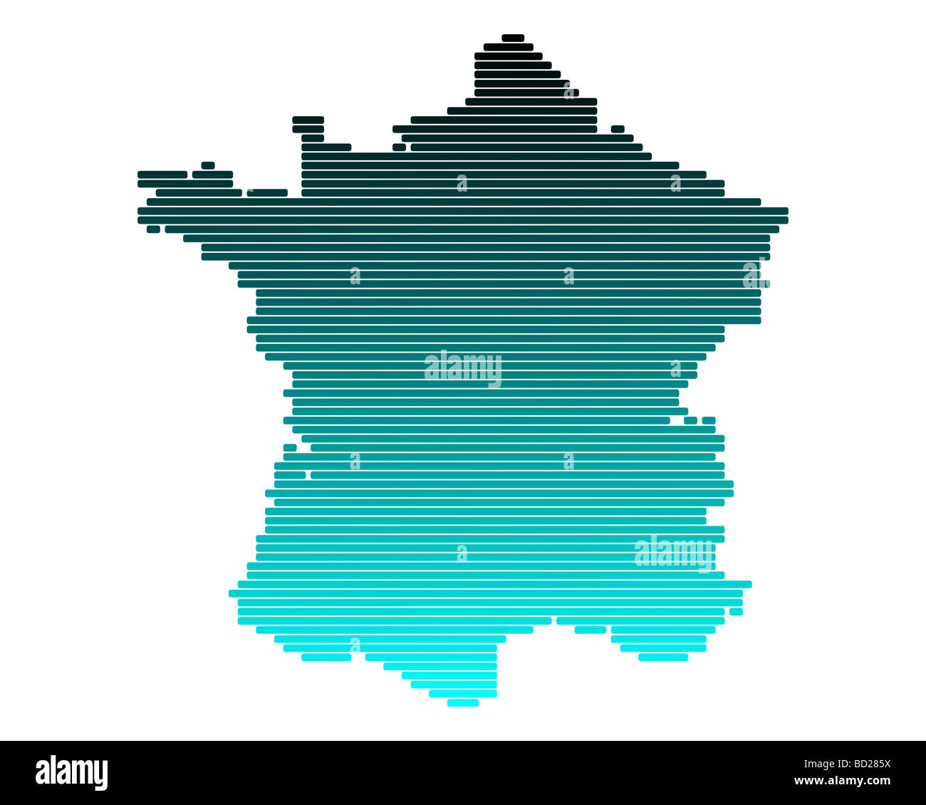 Map europe france Cut Out Stock Images & Pictures - Alamy