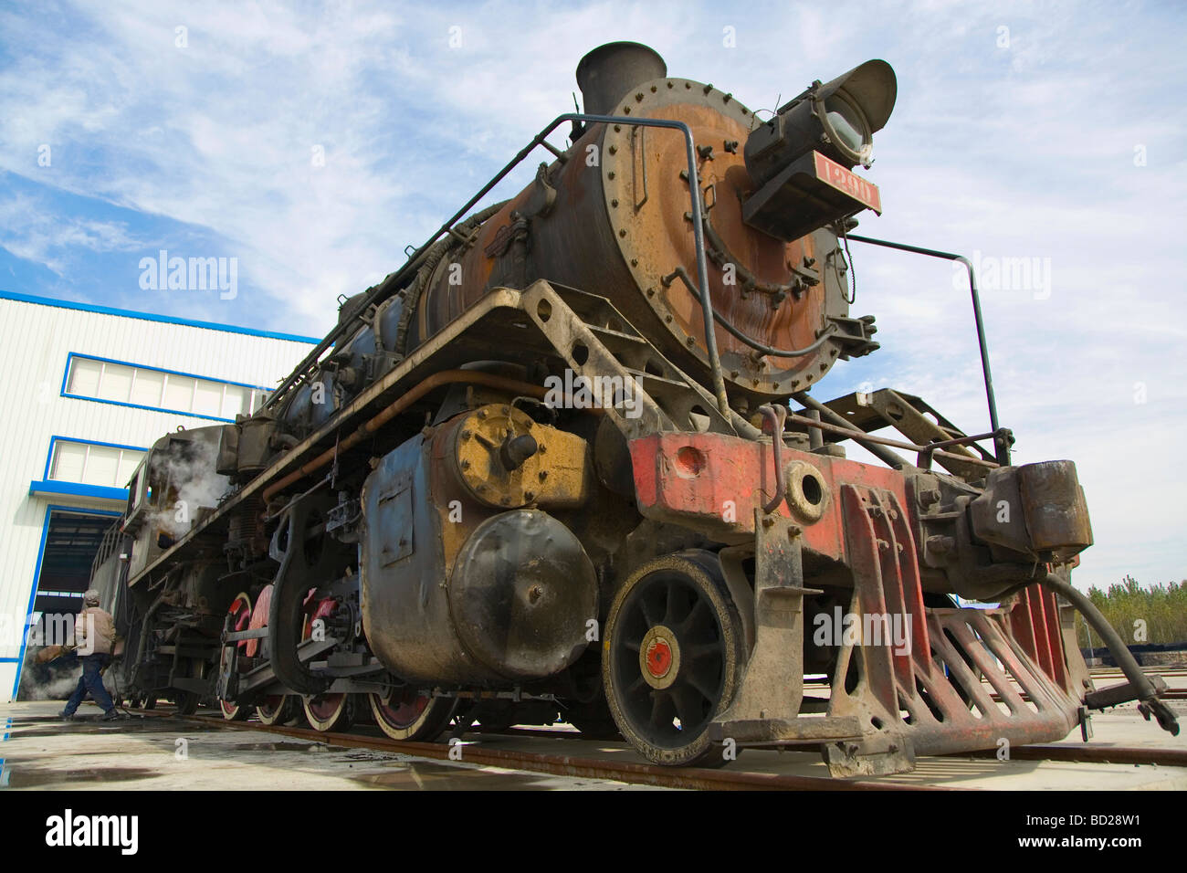 Old steam train Stock Photo - Alamy