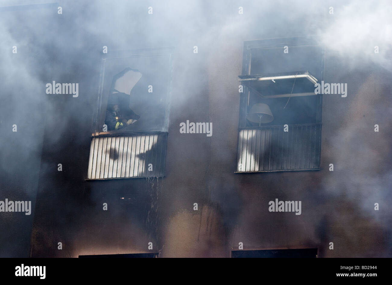 Fire damaged hotel hi-res stock photography and images - Alamy