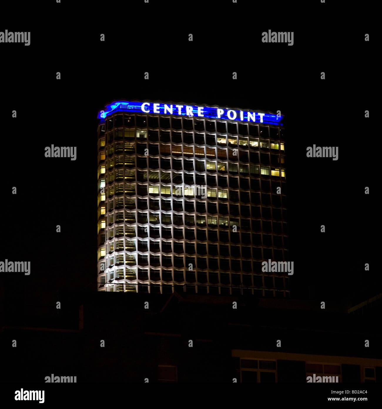 Centre point building night hi-res stock photography and images - Alamy