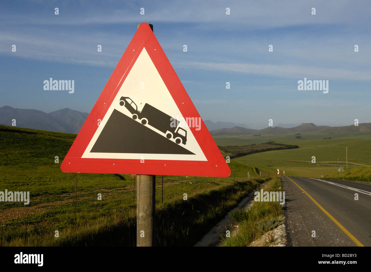 South African road traffic warning sign W324 (slow moving heavy ... South African road traffic warning sign W324 (slow moving heavy ...