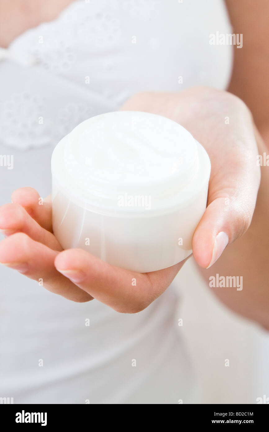 Cream hand hi-res stock photography and images - Alamy