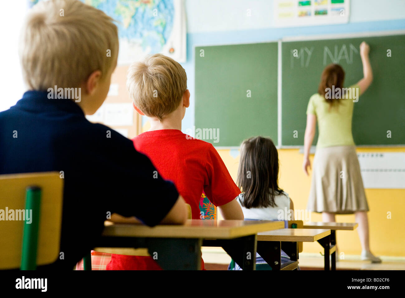 Children classroom hi-res stock photography and images - Alamy