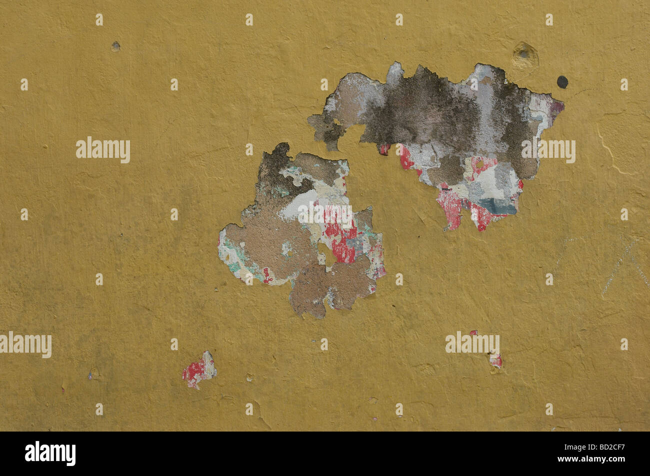 Cracked plaster on wall in street in Olinda Recife Brazil Stock Photo ...