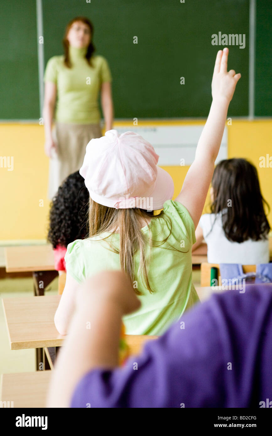 Children at school during lesson Stock Photo - Alamy