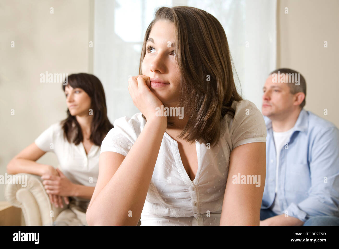 Parents and teen arguing hi-res stock photography and images - Alamy