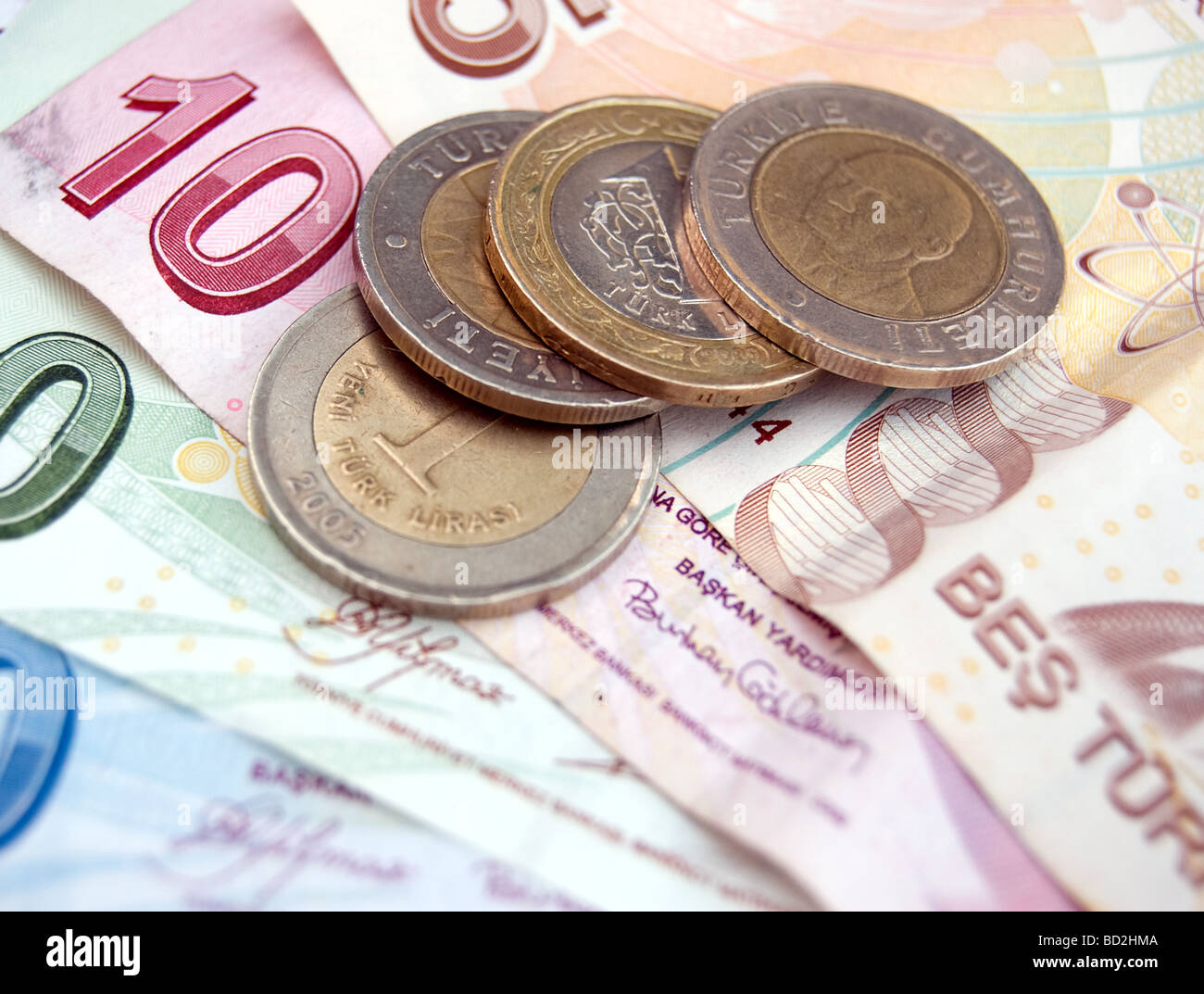 Gold coin turkish lira hi-res stock photography and images - Alamy