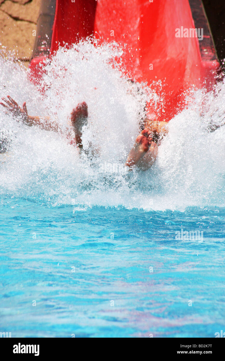 Fun at the water park Stock Photo - Alamy