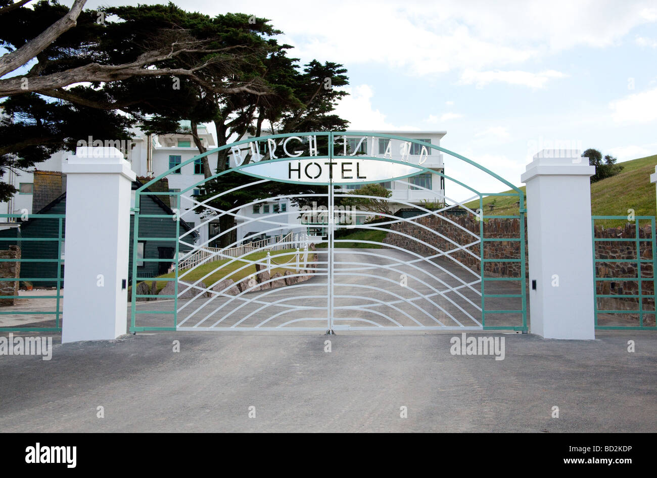 Burgh Island Hotel Devon England Stock Photo - Alamy