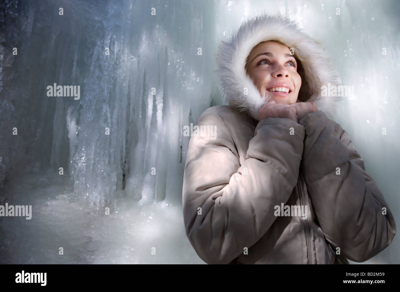 Beauty ice woman hi-res stock photography and images - Alamy