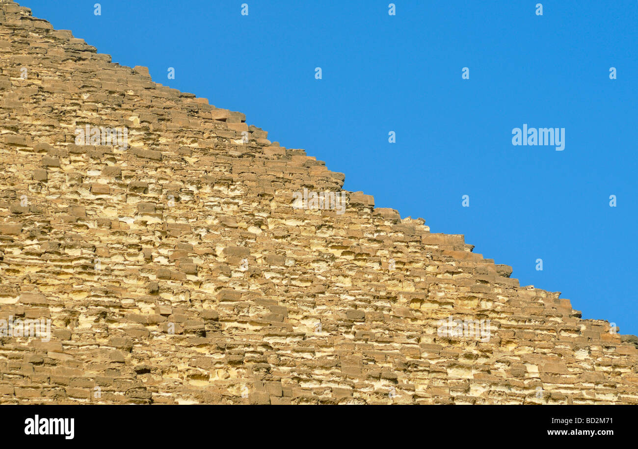 Detail of Stone Blocks of Great Pyramid of Giza Pyramid of Khufu or ...