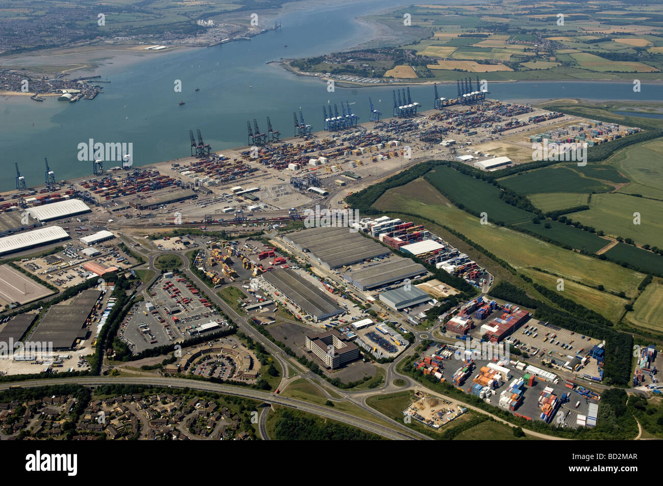 Felixstowe Port Aerial Stock Photos & Felixstowe Port Aerial Stock ...