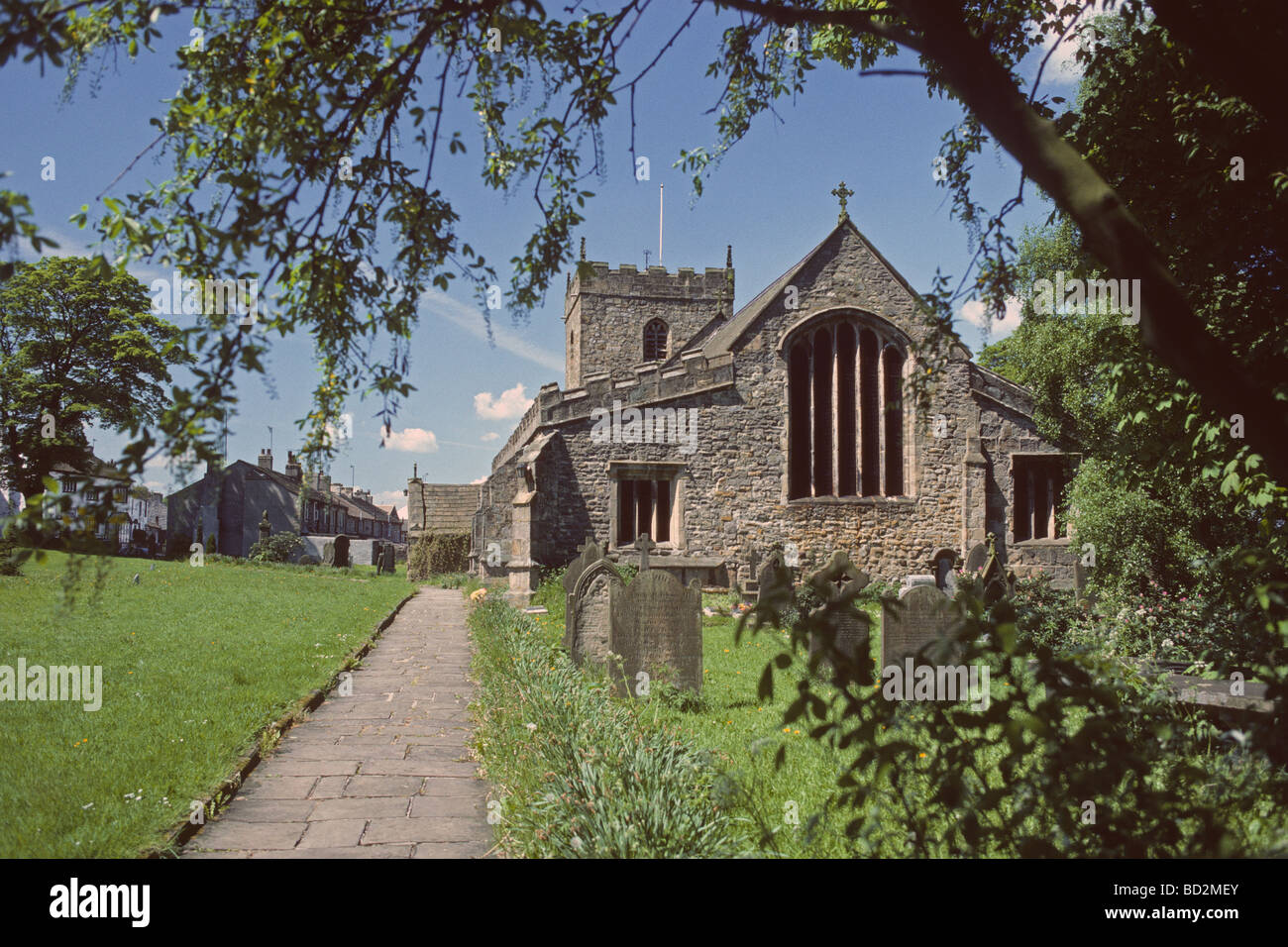 Church of St Mary the Virgin, Gisburn, Lancashire Stock Photo - Alamy