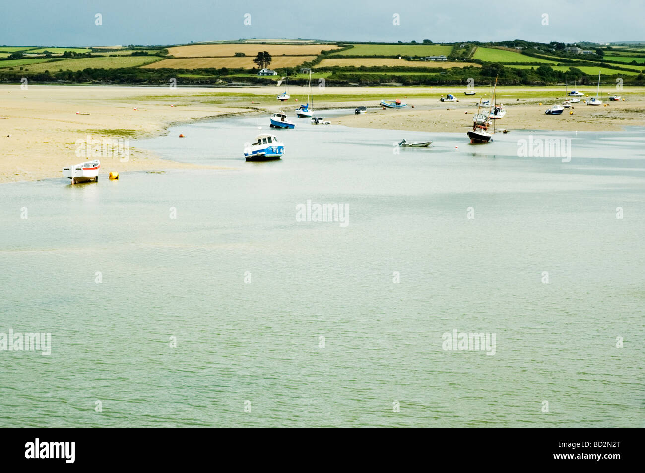 River Camel estuary at Padstow, Cornwall, England Stock Photo - Alamy