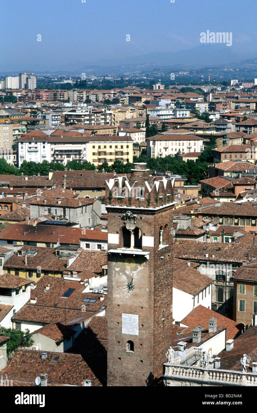 verona View from the Lamberti Tower Stock Photo - Alamy
