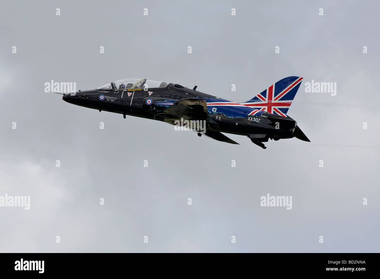 A Bae systems Hawk of the RAF on take off Stock Photo - Alamy