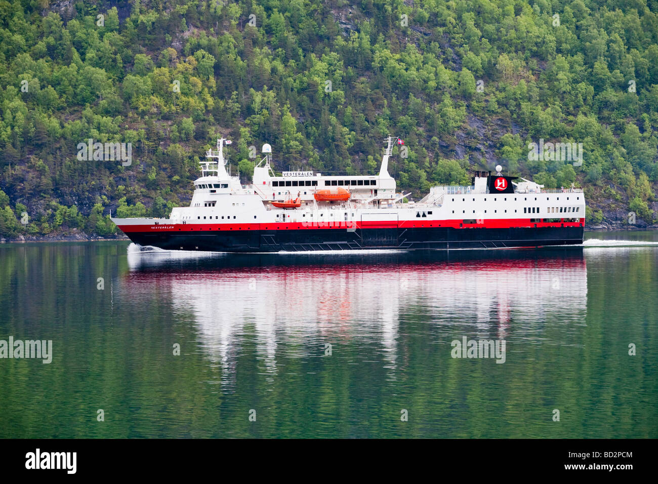 Hurtigruten in geiranger fjord hi-res stock photography and images - Alamy