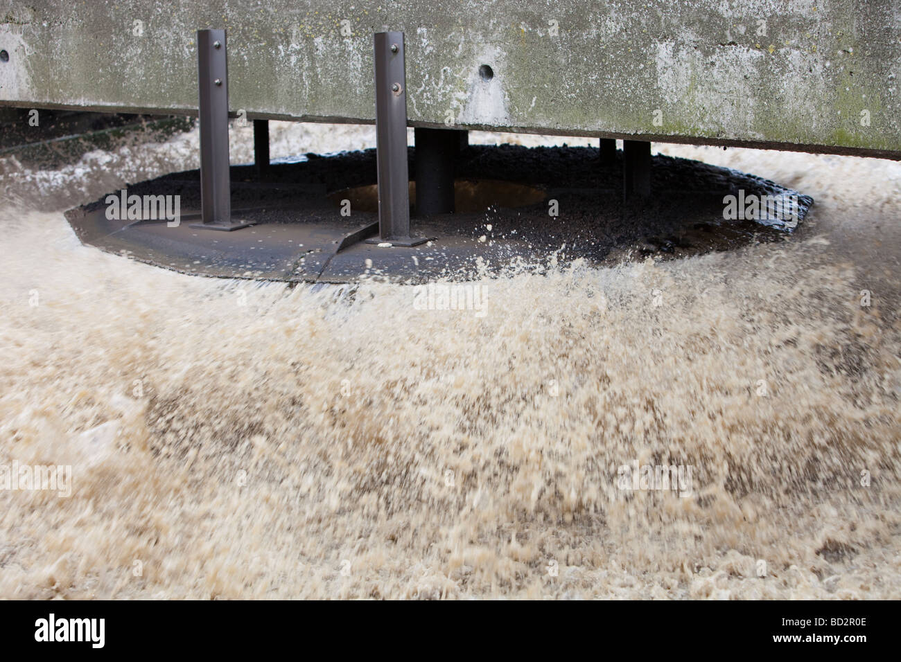 Daveyhulme sewage works in Manchester, UK Stock Photo - Alamy