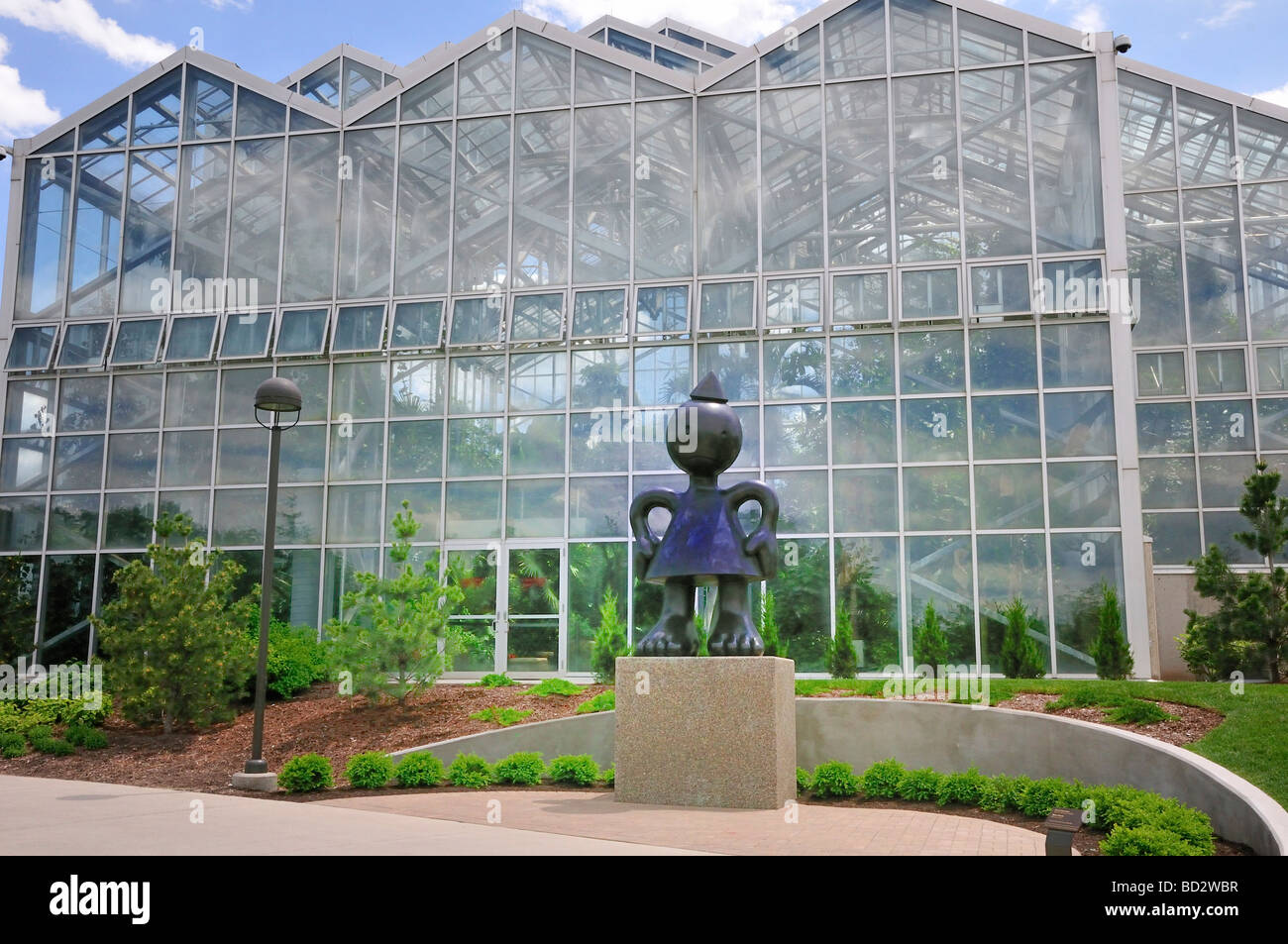Conservatories at the Frederik Meijer Gardens and Sculpture Park Stock ...