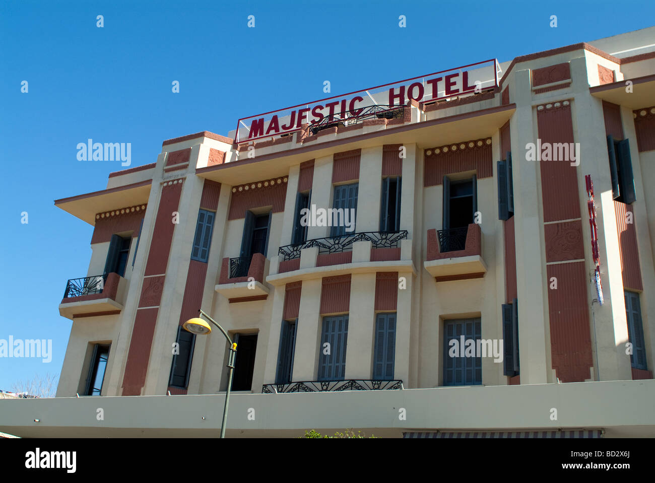 The 1930s hotel Majestic Meknes Morocco Stock Photo - Alamy