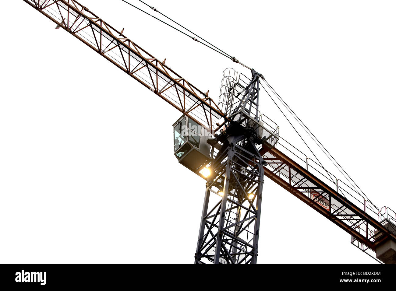 Construction Crane Cut Out High Resolution Stock Photography and Images ...