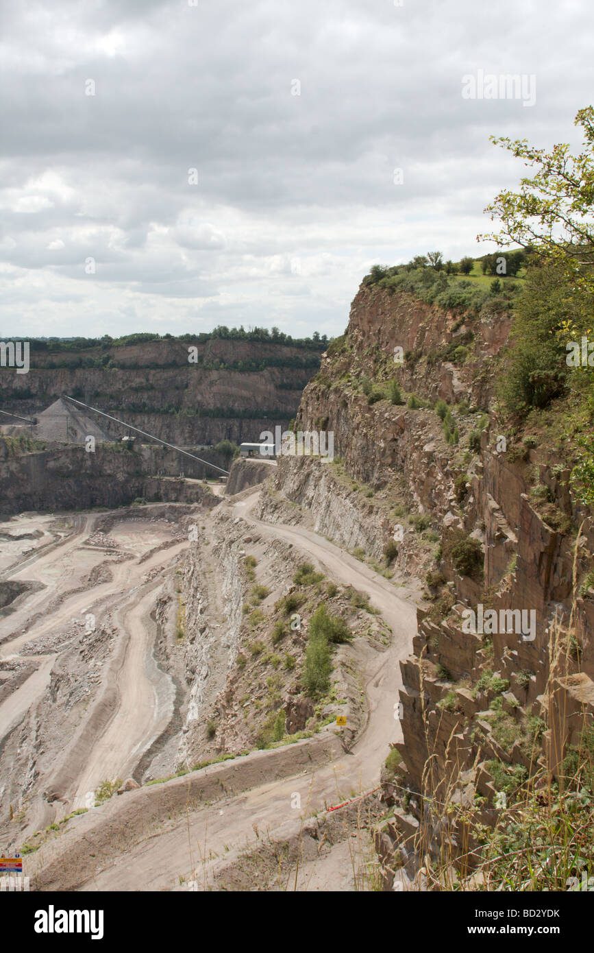 an overview of quarry Stock Photo - Alamy