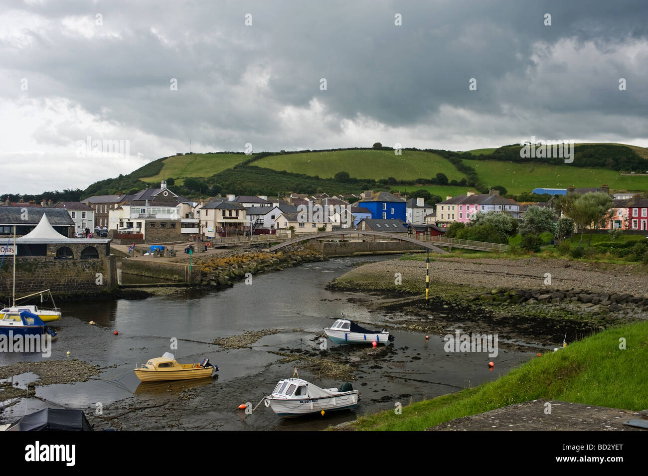 Aberaeron west wales wales ceredigion Stock Photo - Alamy