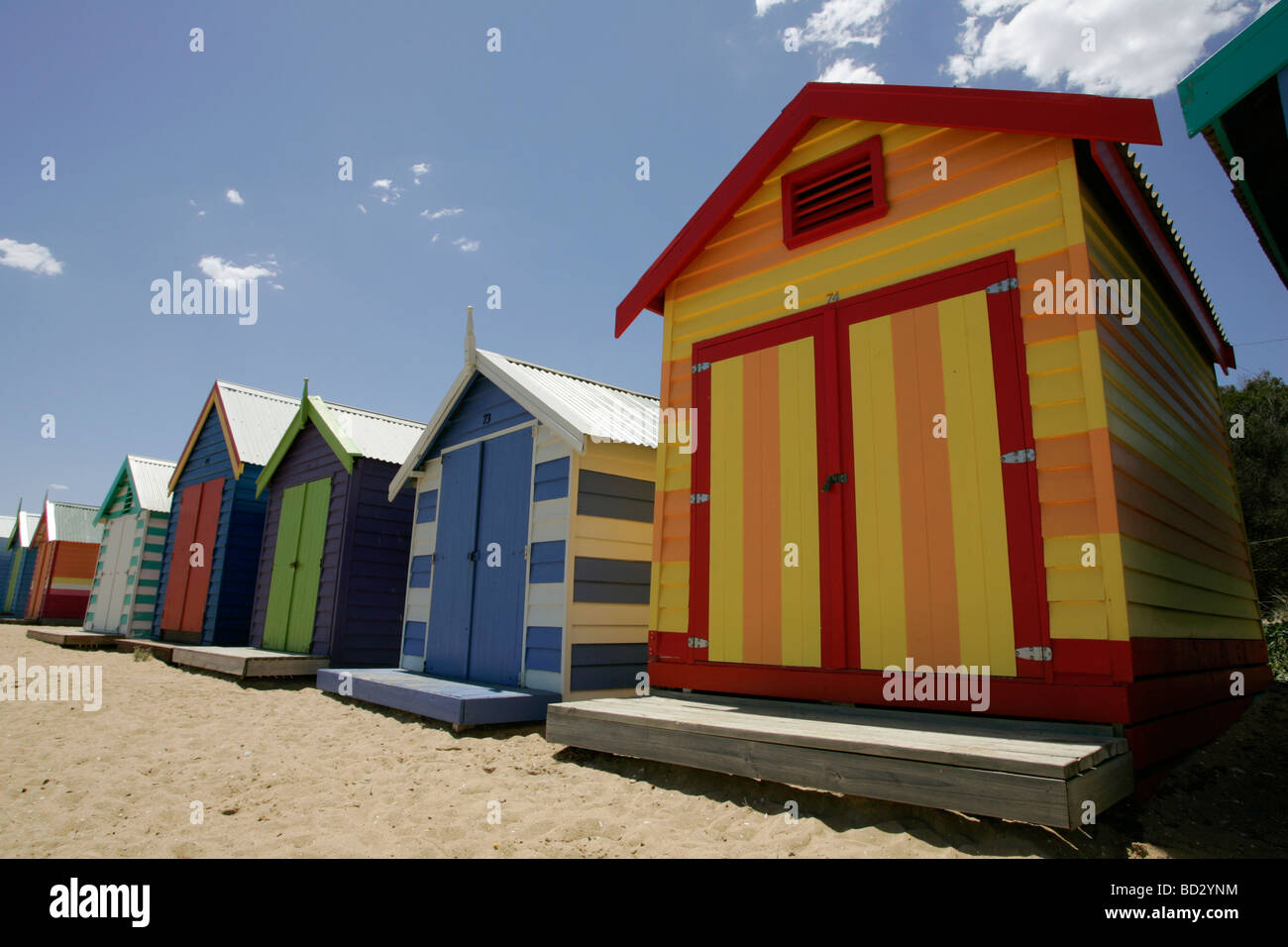 Brighton beach boxes hi-res stock photography and images - Alamy