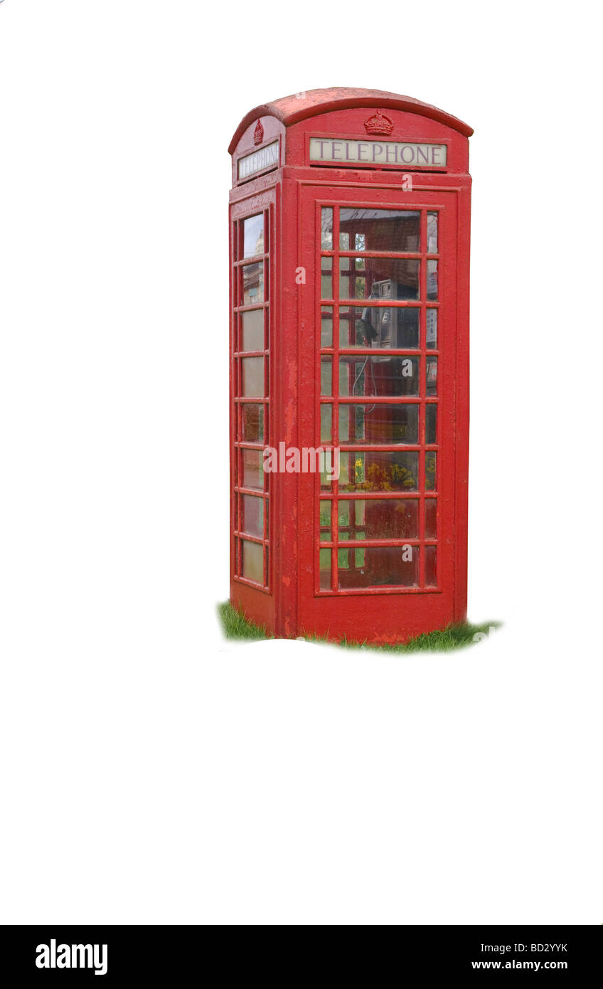 Uk phone box cutout hi-res stock photography and images - Alamy