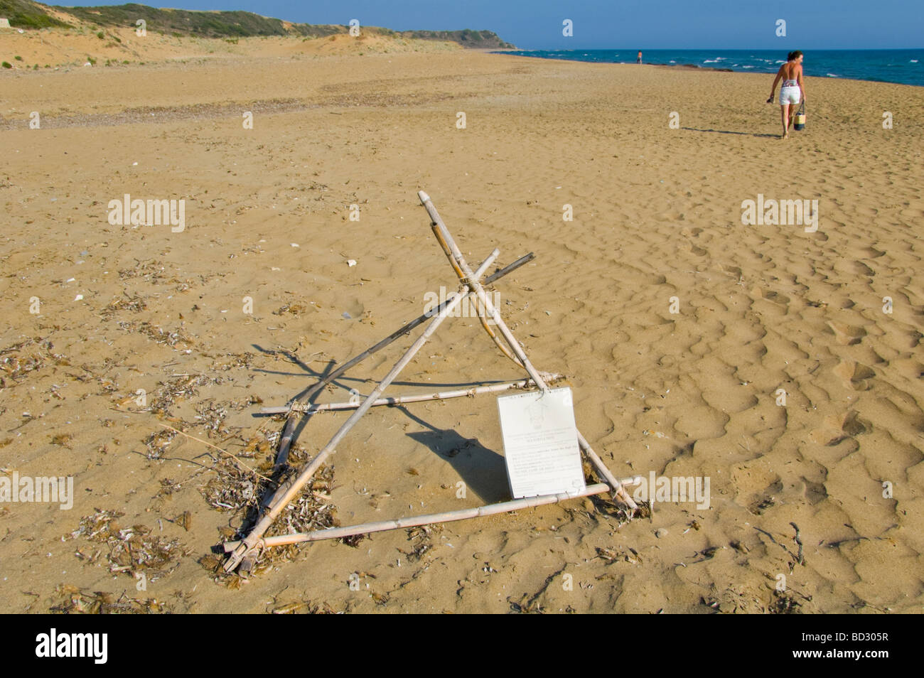 Turtle nest protection placed by Katelios Turtle Conservation Group on ...