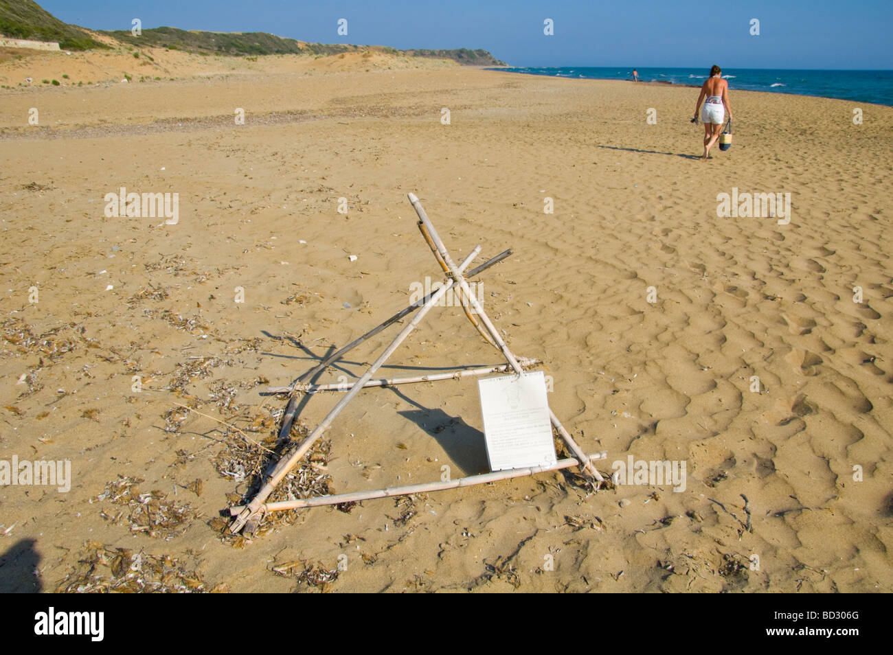 Turtle nest protection placed by Katelios Turtle Conservation Group on ...