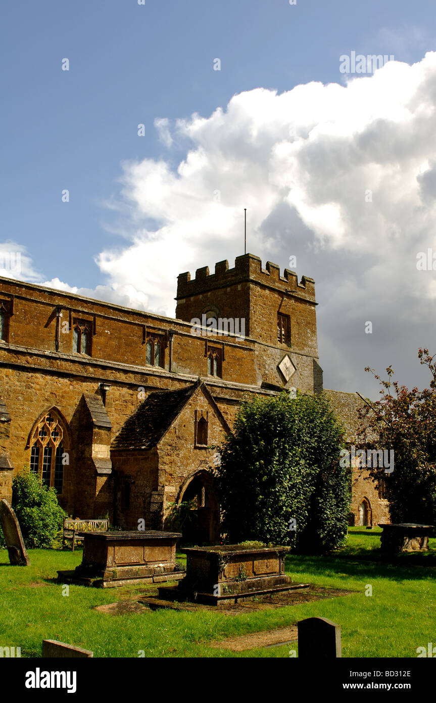 St. Etheldreda`s Church, Horley, Oxfordshire, England, UK Stock Photo ...