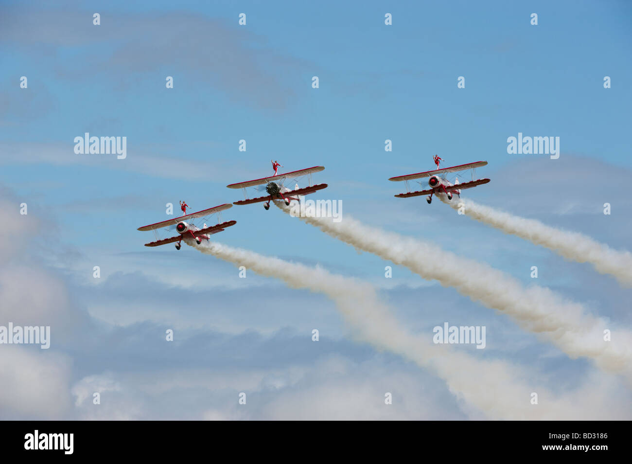 Fairford Airshow Sunday 2009 Team Guinot Boeing Stearman A75N ...