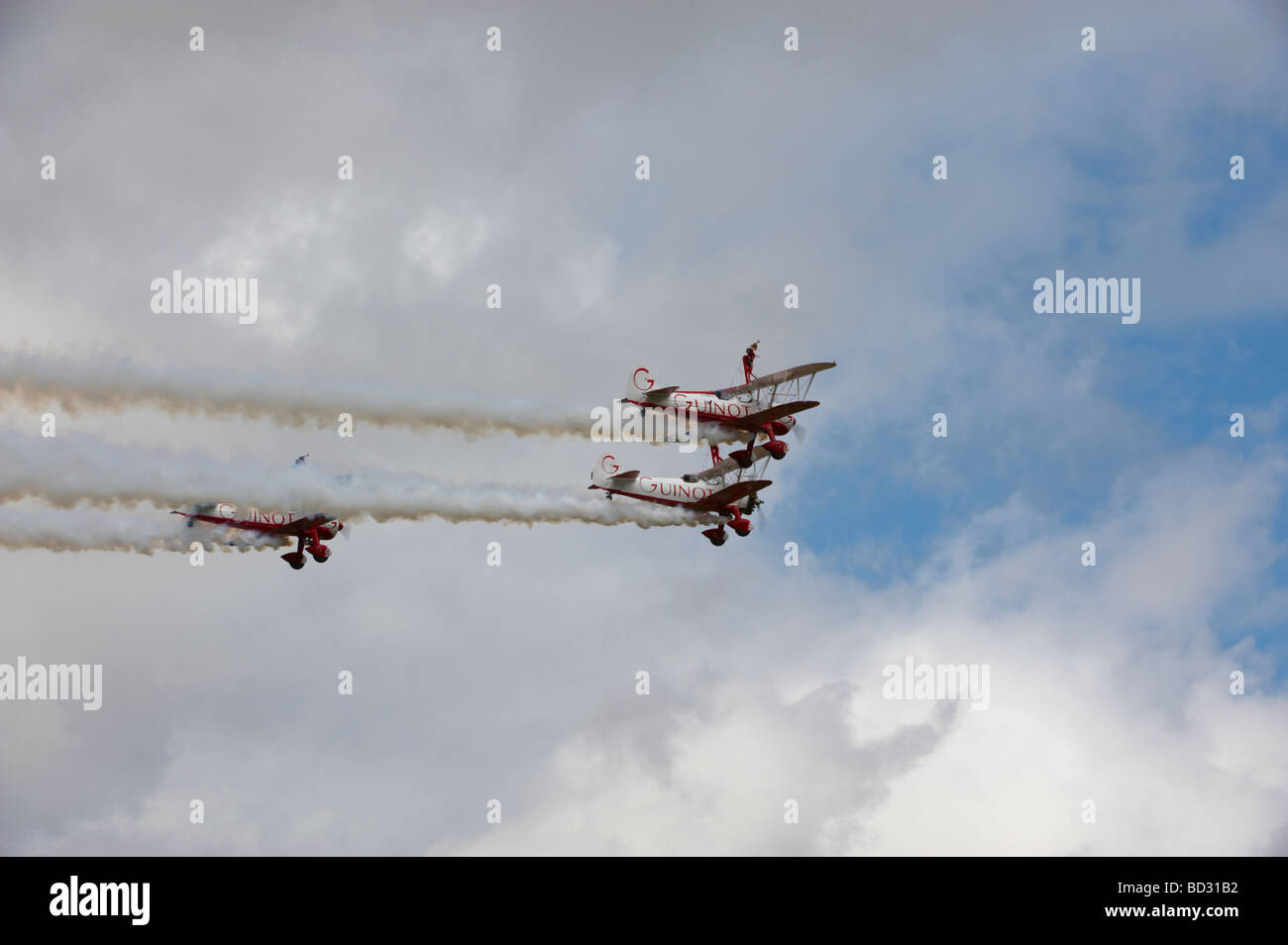 Fairford Airshow Sunday 2009 Team Guinot Boeing Stearman A75N ...